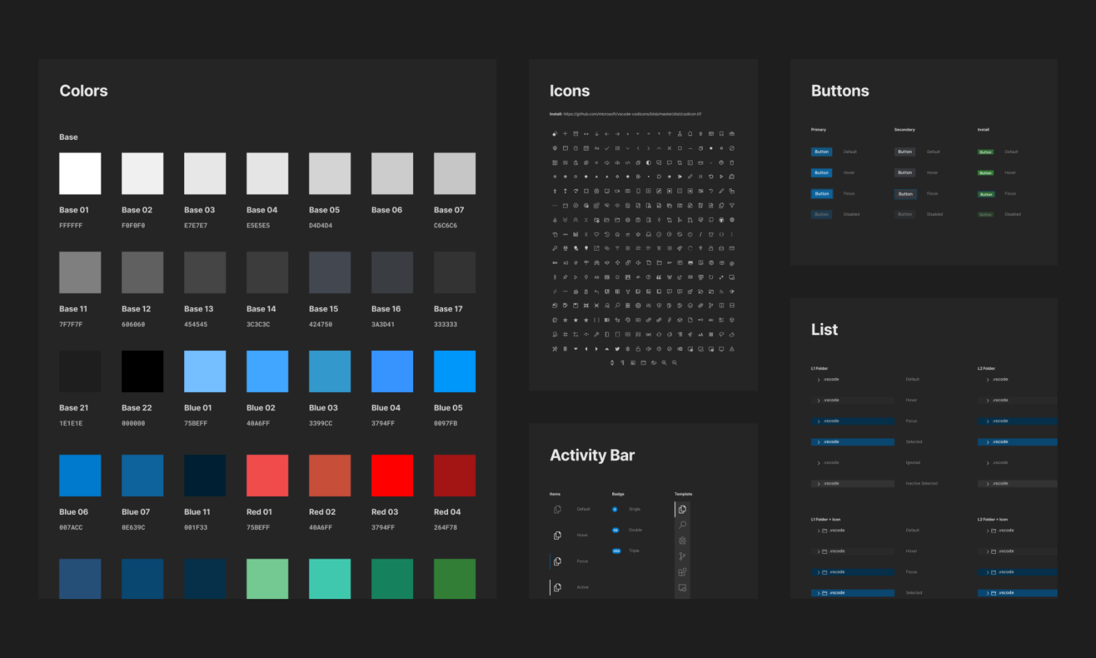 Visual Studio Code Ui工具包 Ui设计素材 Pixso设计素材