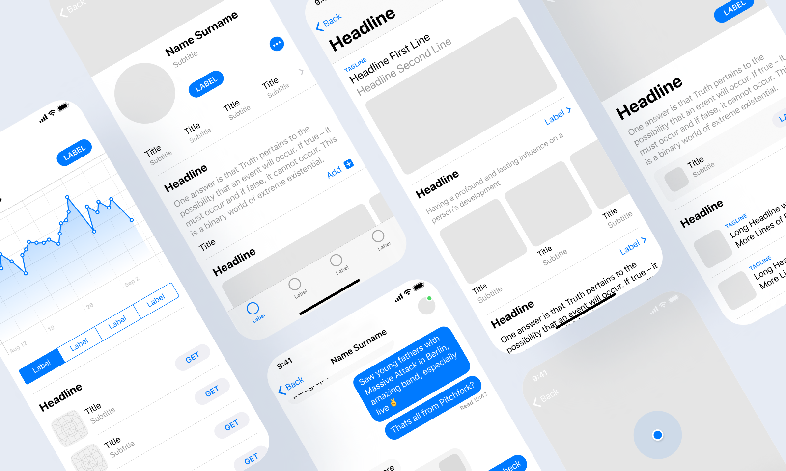 iOS UI组件库 - UI设计素材 - Pixso设计素材